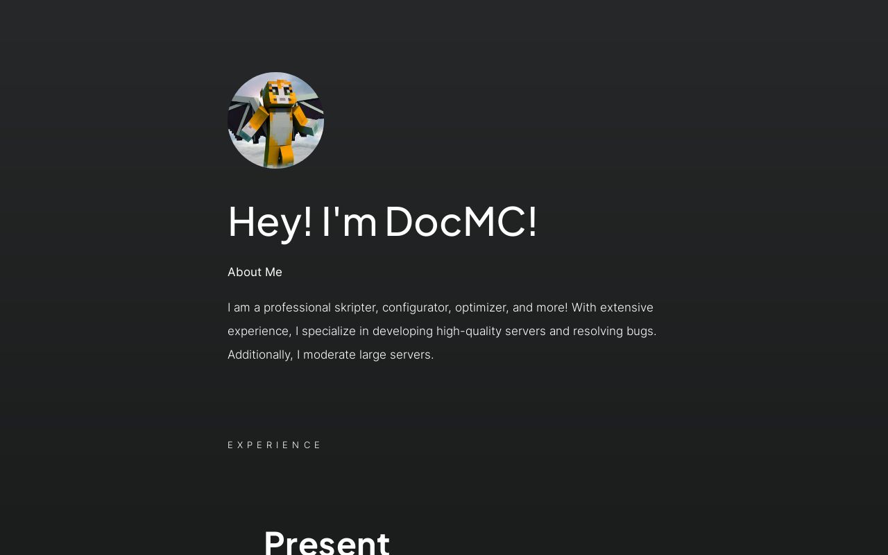 docmc resume